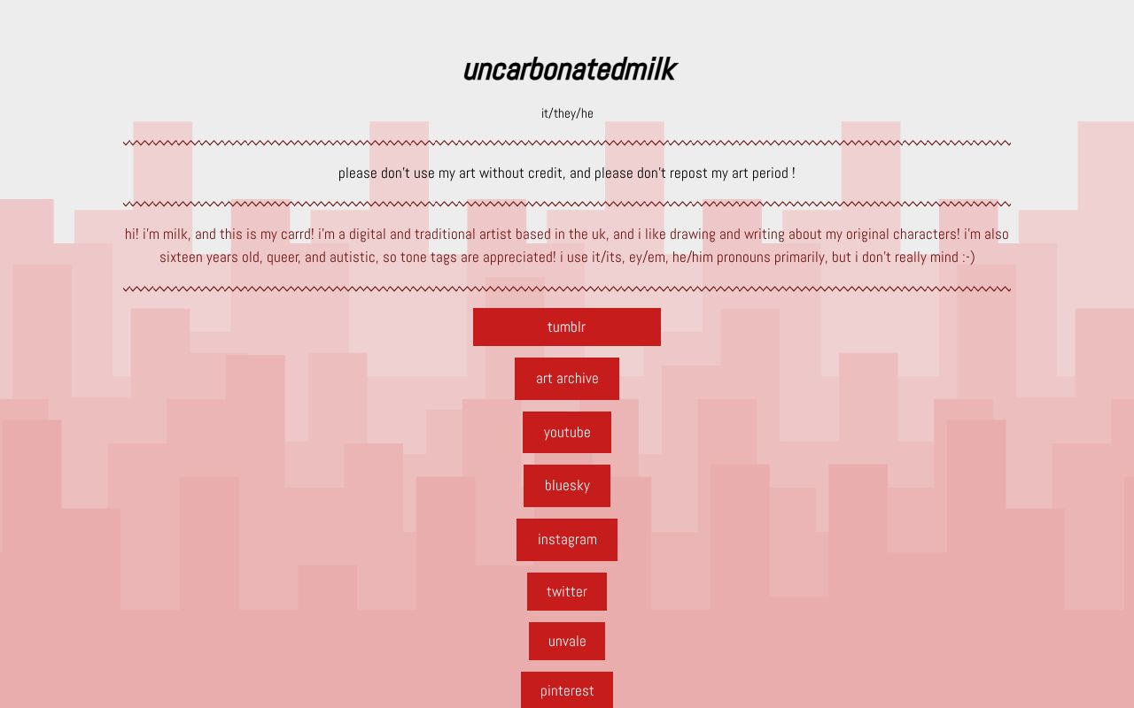 uncarbonatedmilk's carrd